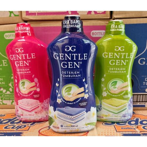 Jual Deterjen Cair Tumbuhan Konsentrat Gentle Gen 700ml - Refill Biru ...