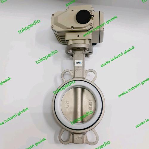 Jual motorized electric actuator butterfly Valve stainless 6 inch ...
