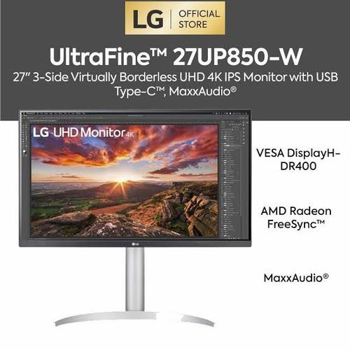 Jual Monitor LG 27UP850 IPS 4K UHD USB C Freesync ergo +speaker ...