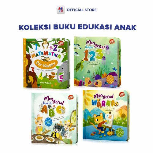 Jual Buku Belajar Anak / Board Book Matematika / Angka 123 Huruf Warna ...