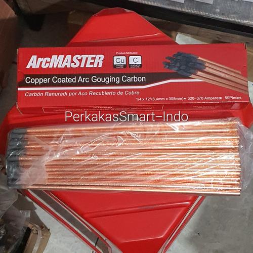 Jual carbon gouging 6mm/carbon rod 6,5mm/kawat las potong 6,4mm - 1 pc ...