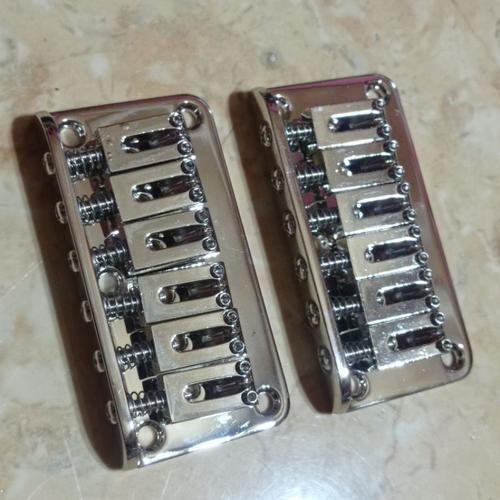 Jual Fix Bridge 6 String Chrome Lubang Bawah Korea Fix Bridge Gitar - 5 ...