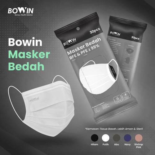 Promo BOWIN - Masker Earloop 3 Ply Bedah Medis | Surgical Mask BFE PFE ...