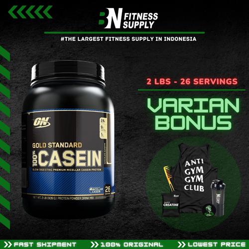 Jual ON Optimum Nutrition Gold Standard 100% Casein Protein Powder - 2 ...
