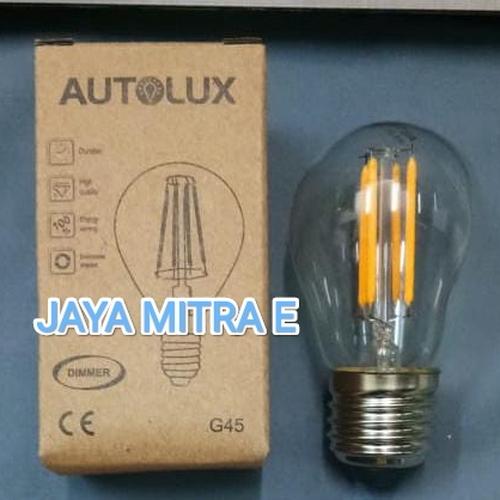 Jual Lampu Bulb LED Filamen 4Watt Dimmable Bohlam Edison Cafe 4w G45 ...