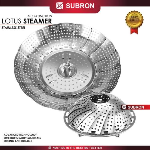 Jual Subron Steamer Alas Kukus Kembang 14 cm Tatakan Panci Stainless ...