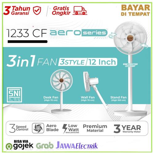 Jual MITOCHIBA Kipas Angin 3in1 Fan 12 Inch Aero Series 1233CF ...