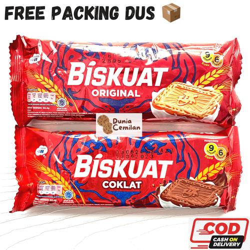 Jual [TERMURAH!] Biskuat 45.6gr SATUAN - Biskuit Cookies Original ...