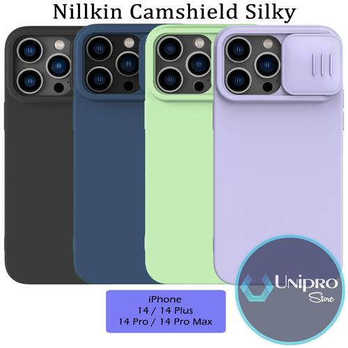 Jual Case Nillkin Camshield Silky Silicone iPhone 14/Plus/Pro/Max ...
