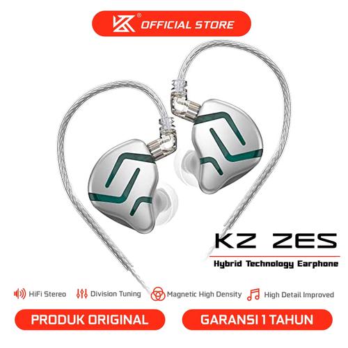 Promo [KZ Official Store] KZ ZES with Mic Electrostatic + Dynamic ...