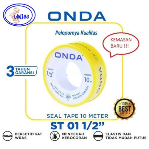 Jual Seal Tape Onda Sambungan Pelapis Drat Pipa Kran PVC Pralon ...