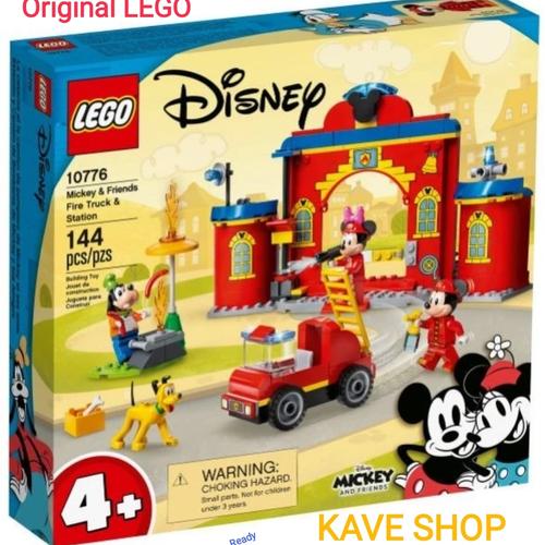 Jual LEGO 10776 Disney : Mickey & Friends Fire Truck & Station ...