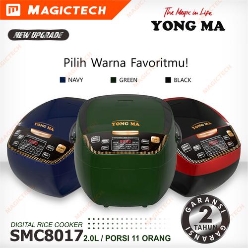 Jual MAGIC COM YONGMA / YONG MA RICE COOKER DIGITAL SMC-8017 12 FUNGSI 2L - UPGRADE GREEN - Kota ...