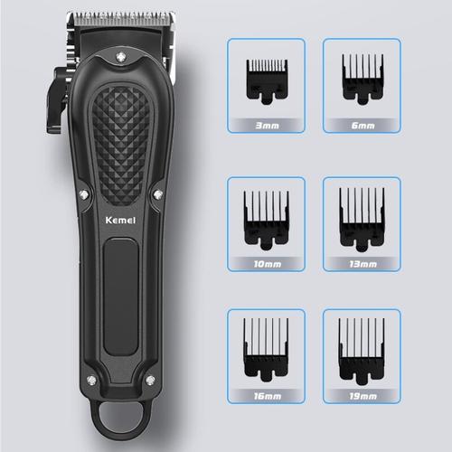Jual Alat Cukur Rambut Hair Clipper Elektrik Mesin Cukuran Kemei KM ...