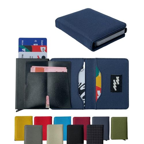 Jual Slim Wallet RFID Smart Card Holder Dompet Kartu Atm Pintar kain ...