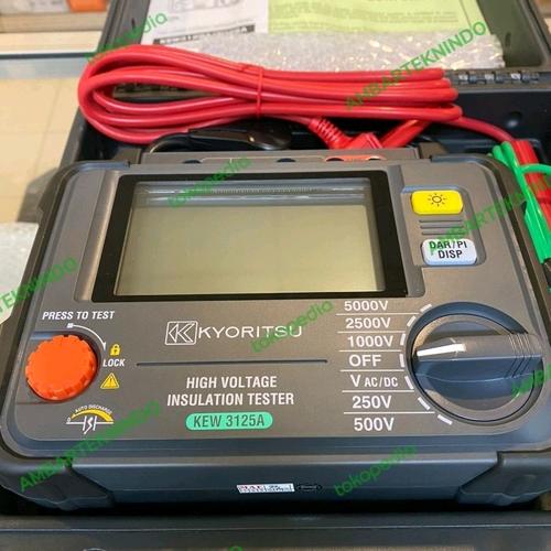 Jual KYORITSU 3125A HIGH VOLTAGE INSULATION TESTER MEGGER 5KV 5000V ...