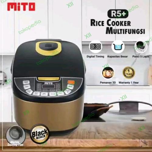 Jual MITO R5+ DiGiTAL RiCE COOKER 8 iN 1 Black Edition Magic Com 2 ...