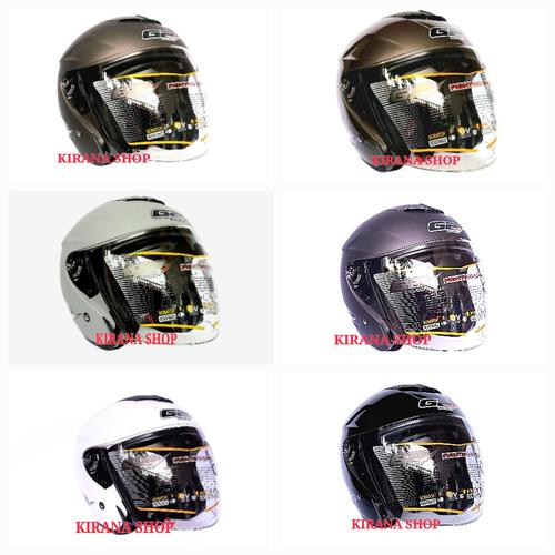 Jual HELM G2 OPTIMAX DOUBLE VISOR SOLID - Hitam, M - Kab. Bekasi ...