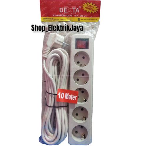 Jual Stop Kontak Arde 5Lb + 10 Meter DEXTA (Standar SNI) - Kota ...