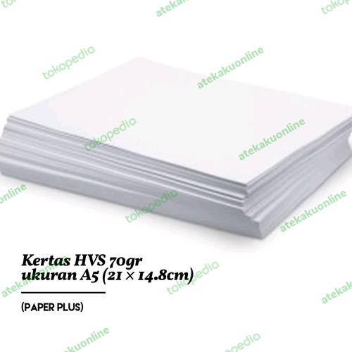 Jual Kertas HVS 70 gram Paper Plus ukuran A5 (Setengah A4) - Kota ...
