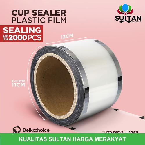 Jual Cup Sealer Plastik Lid Plastik Roll Tutup Gelas Seal Cup 2000pcs ...