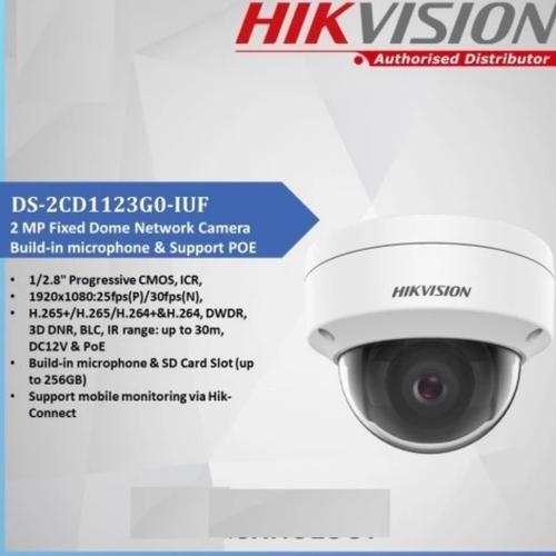 Jual Camera Indoor IP 2MP Hikvision DS-2CD1123GO-L(uf) Audio Micro SD ...