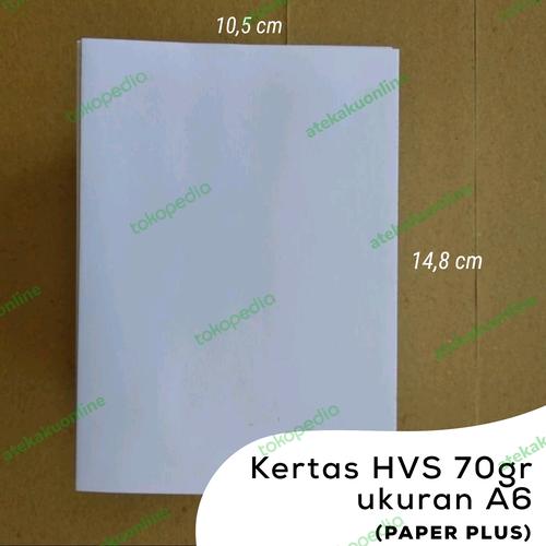 Jual Kertas HVS 70 gram Paper Plus ukuran A6 (Seperempat A4) - Kota ...