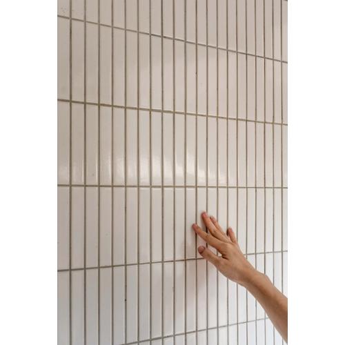 Jual Mozaic Wall Decoration Interior MOZZA Plaza Glossy White - Kota ...