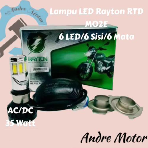 Jual Lampu LED Motor 6 Sisi 35W RTD 6 Mata Rayton Original - Biru Muda - Kota Cimahi ...