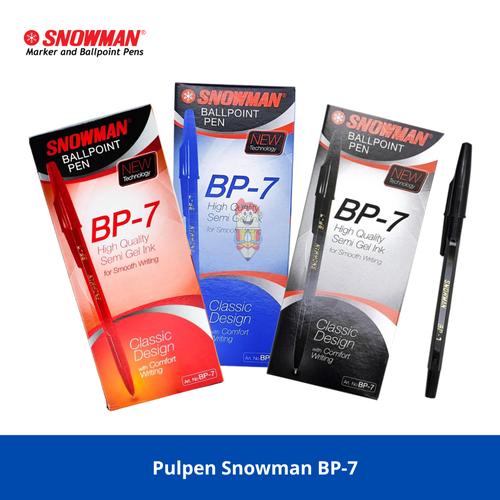 Jual Pena Snowman BP-7 Ballpoint Pen - Kota Denpasar - Bali Stationery ...