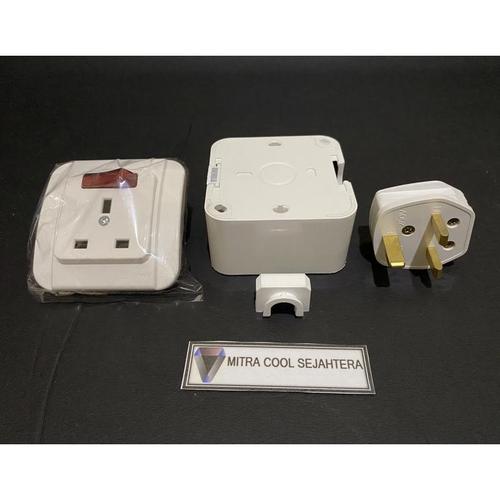 Jual Stop Kontak AC Set Broco | STEKER AC BROCO SET - Jakarta Barat ...
