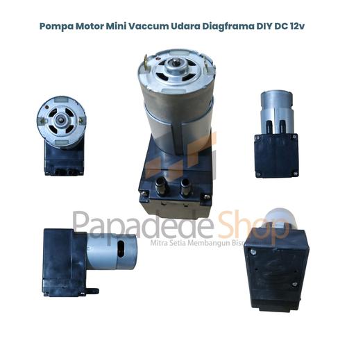Jual Pompa Mesin Vaccum Udara Motor Mini Diafragma DIY DC 12V Travo ...