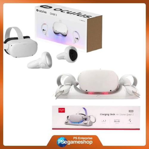 Jual Oculus Quest 2 Advanced All-In-One Virtual Reality Headset 128 GB - NORMAL SET, 7 HARI ...