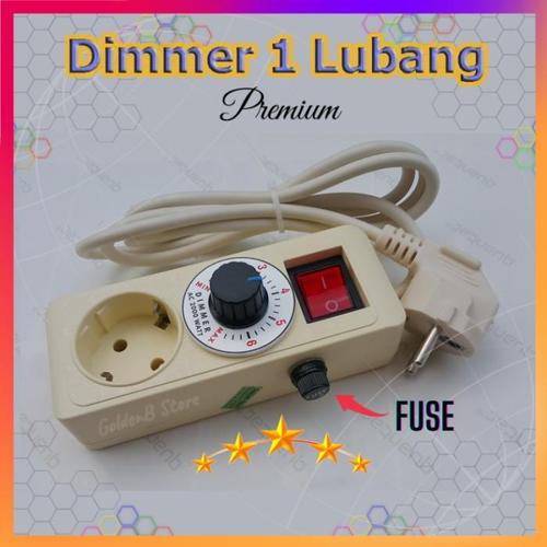 Jual Dimmer 2000w + FUSE Pengatur Kecepatan Gerinda Dimer 1 Lubang ...