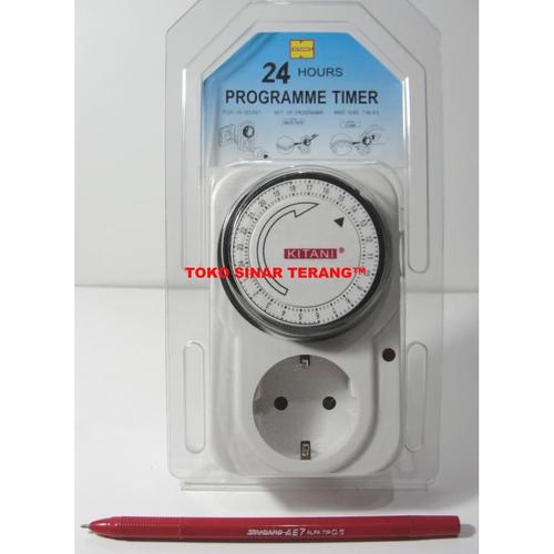 Jual SINTE - Stop Kontak Timer KITANI ANALOG I Program Timer Otomatis 24 - Jakarta Barat ...