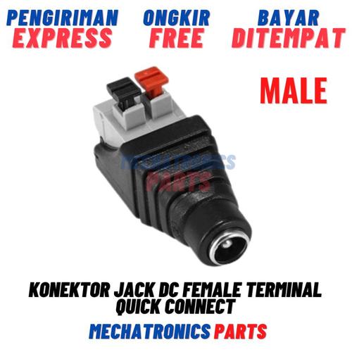 Jual Konektor Jack DC Female Terminal Quick Connect - Kota Bandung - Mechatronics Store | Tokopedia