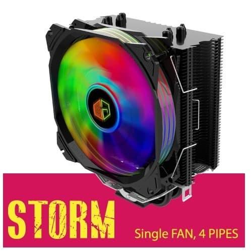 Jual CPU Cooler CUBE GAMING STORM - SINGLE FAN 12CM ARGB - Universal ...