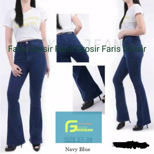 Promo Celana Jeans Cutbray Wanita HW Cutbray - Biru Muda, 30 - Kab ...