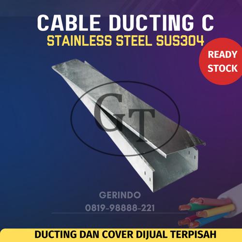 Jual Cable Ducting C 50x40x2400mm SUS304 1.2mm DOFF Gerindo Tehnik GT ...
