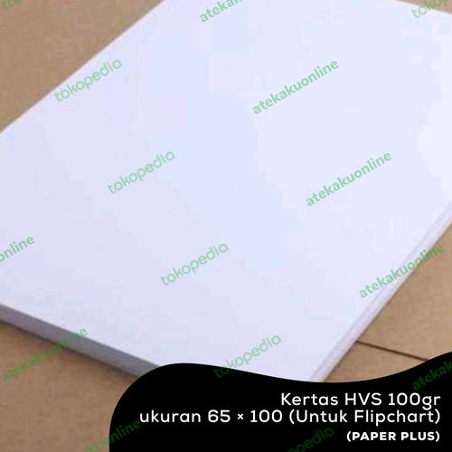 Jual Kertas HVS 100 gram Paper Plus ukuran 65×100 (Kertas Flipchart ...