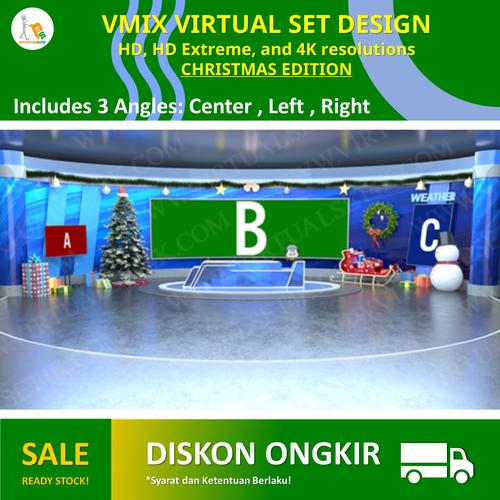 Jual Virtual Set Design For vMix - Christmas 03 v16 - DVD - Kota ...