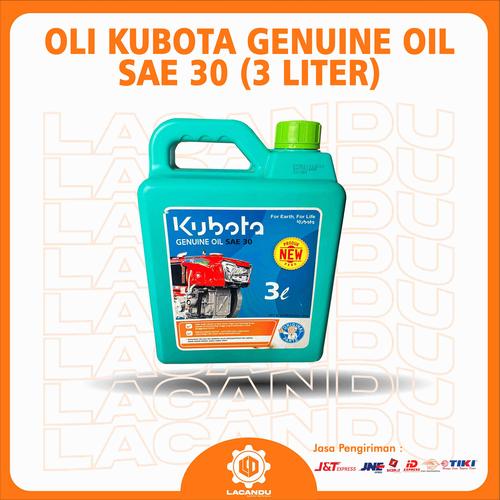 Jual OLI KUBOTA GENUINE SAE 30. 3 (LITER) FOR TRAKTOR 4 RODA LACANDU ...