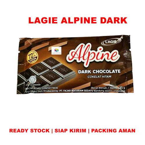 Jual L'agie / Lagie Alpine Dark Chocolate Cokelat Hitam 35 Gram - Kota ...