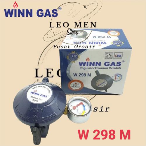 Jual Regulator Gas~Regulator Winn Gas~W 298 M~Meter/Manometer~ORIGINAL ...