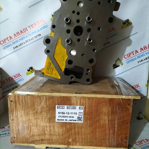 Jual 6150-12-1110 Cylinder Head / 6150-12-1101 / 6151-12-1101 / D85ESS ...