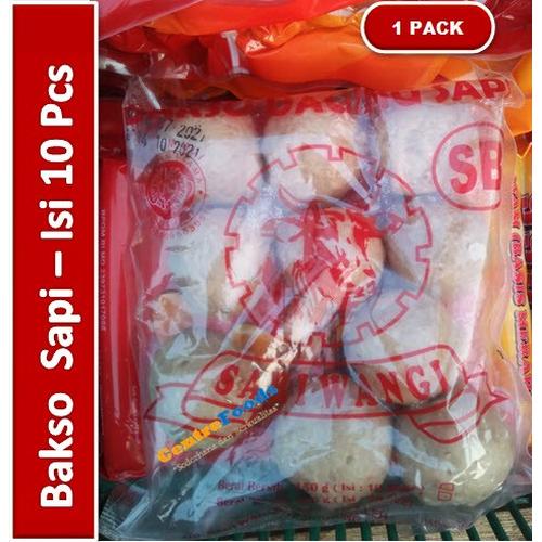 Jual Bakso Daging Sapi - Baso Sapi SB Merah | Isi 10 Pcs [ Harga Per ...