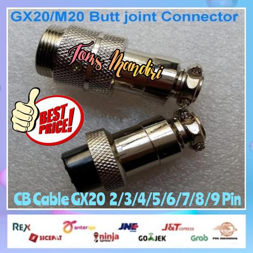 Jual Connector CB Cable/Wayer GX20 2/3//4/5/6/7/8/9 Pin - CB GX20 2 Pin - Jakarta Barat - Toms ...