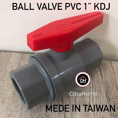 Jual Ball Valve PVC 1" KDJ Made in Taiwan - Kota Bandung - Cassie88 ...