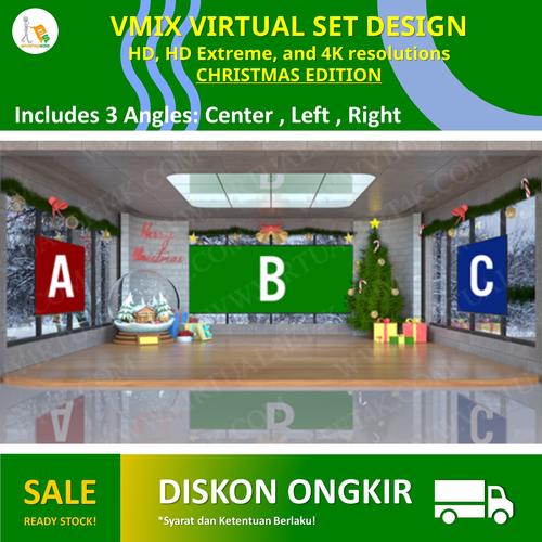 Jual Virtual Set Design For vMix - Christmas 01 v16 - DVD - Kota ...