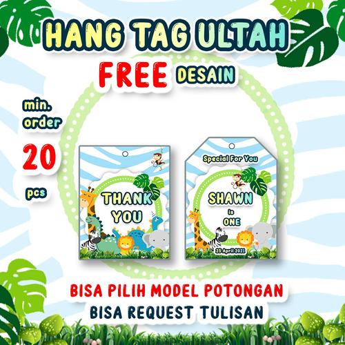 Jual HANG TAG ULANG TAHUN/ TAG BIRTHDAY/ THANK CARD BIRTHDAY - 8x8 cm ...